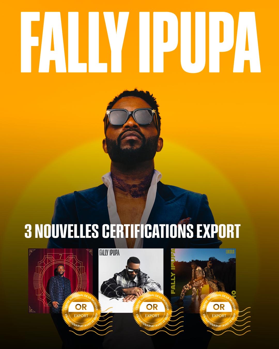 Fally Ipupa décroche un disque d’or pour "Formule 7"